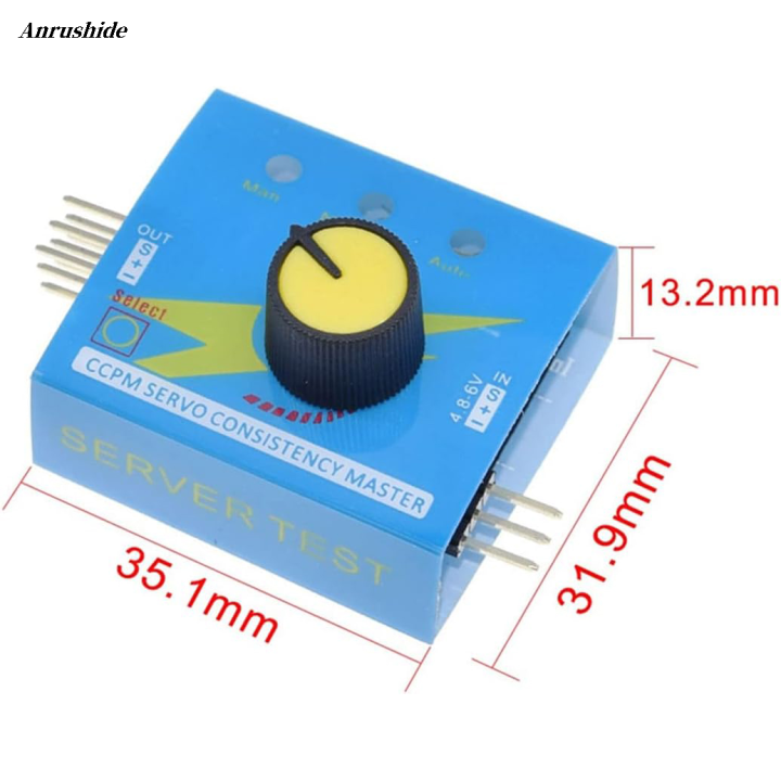 Anrushide CCPM Controller Tester Servo 3CH2P Connector JR Strip ...
