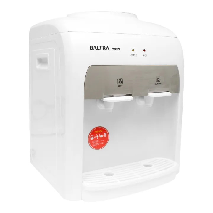 BALTRA Table Top Water Dispenser WOW | 2 Taps for hot & normal water ...