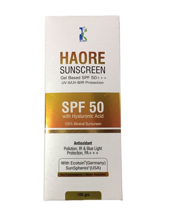 Haore Sunscreen Gel SPF 50 100gm | Daraz.com.np