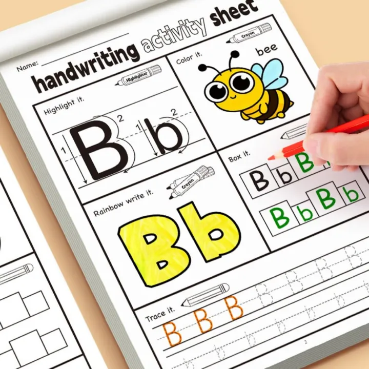 Fun Animal Coloring ABC Tracing Letters Workbook 32 Pages Early ...