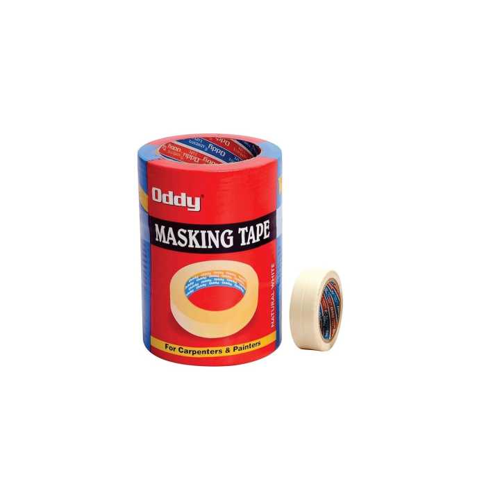 Oddy 24mm Super Strong Self Adhesive Masking Tape-20 Mtrs. (Set of 2 ...
