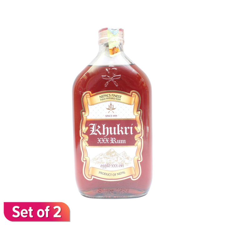 Khukuri Rum 375ml (Set of 2) | Daraz.com.np