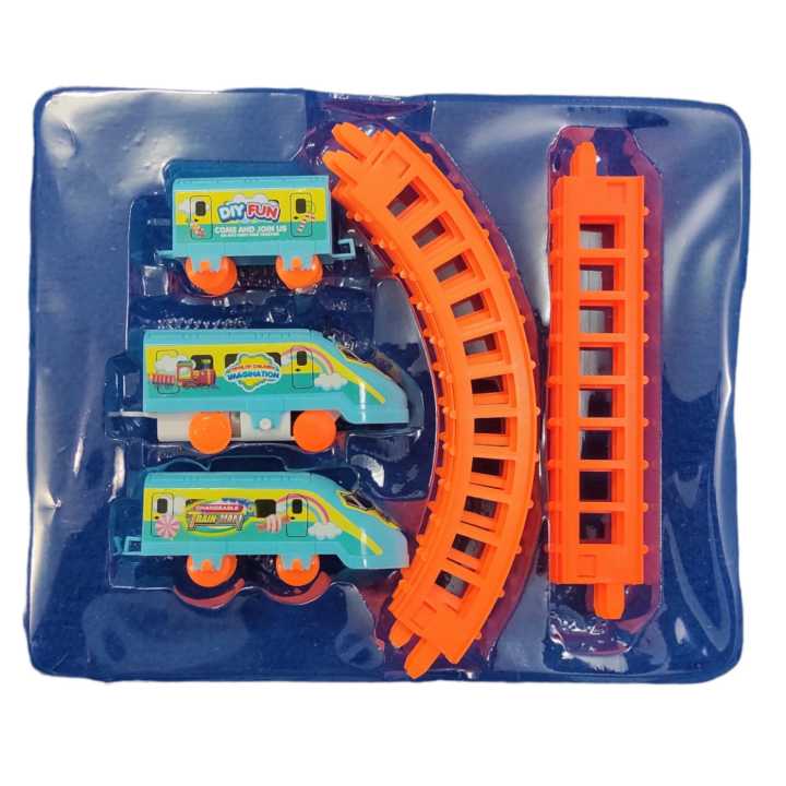 Battery Operated Train Toy Set 10pcs For Kids 1xAA Battery With 2 ...