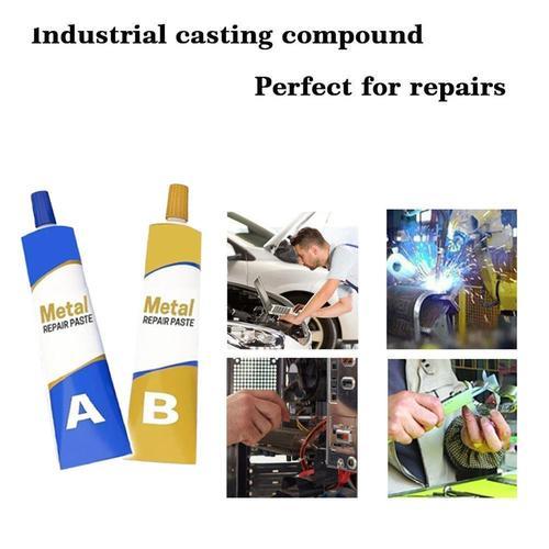 Permanent Metal Repair Paste Set 50Ml,Industrial Heat Resistance Cold ...