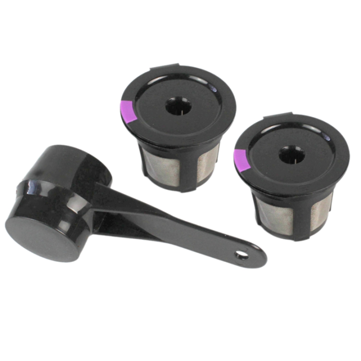 2 Pcs Reusable Coffee Pods and Spoon for Coffee Capsule Machine Food ...