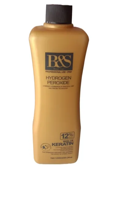 B & S Hydrogen Peroxide Keratin Developer 12% 1000ml | Daraz.com.np