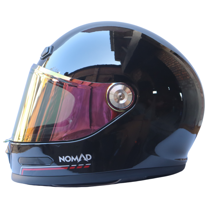 Nomad Camino Shining Black Full Face Motorcycle Helmet | Daraz.com.np