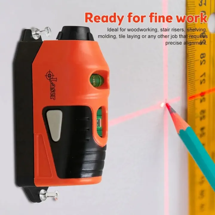 Measuring Tools Laser Guided Mini Laser Level Vertical Horizontal Laser ...