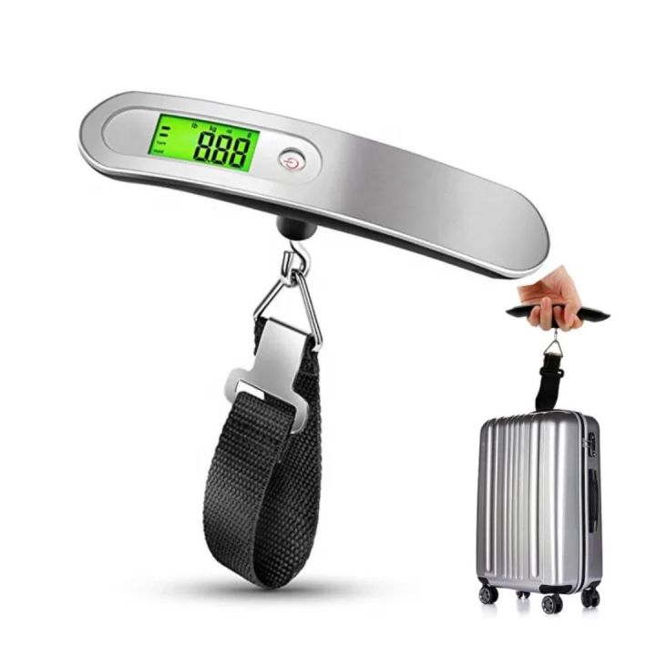Portable Green LCD Digital Travel Luggage Scale – Accurate Weight ...