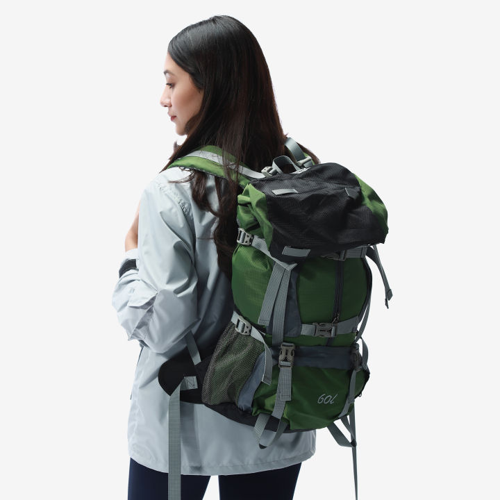 60L Lightweight Water Resistant Hiking Backpack Outdoor Sport Daypack ...