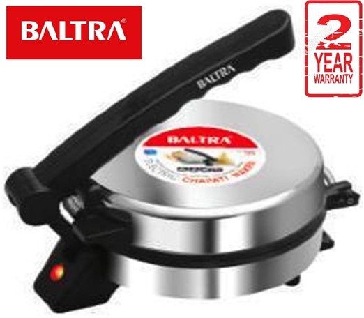 Baltra India BTR201 MagiCook Electric Roti Maker - (Chrome/Black ...