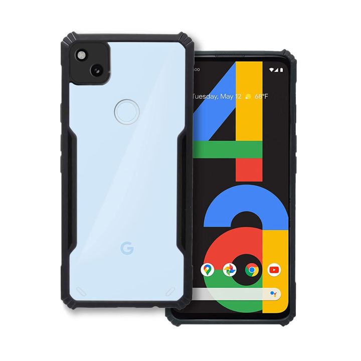 Google Pixel 4A Border Case With Back Transparent Cover | Daraz.com.np