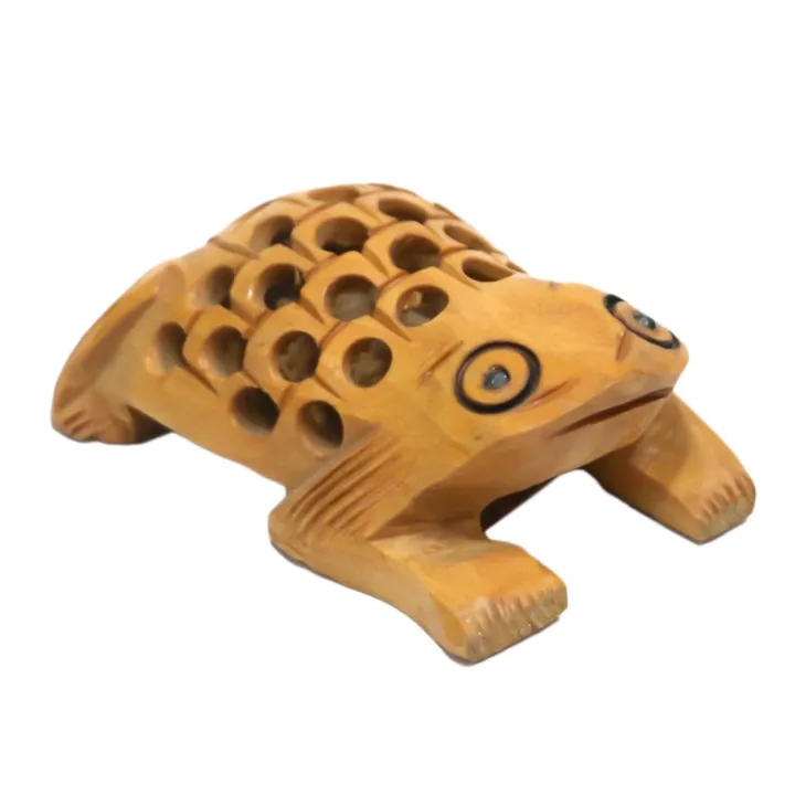 Wooden Carved Frog 2.5 Inch | Daraz.com.np