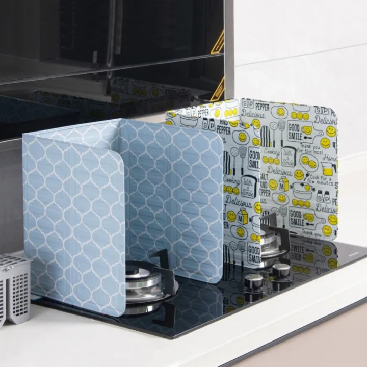 New Gas Stove Kitchen Shield Splash Guard Foldable Splash Guard ...