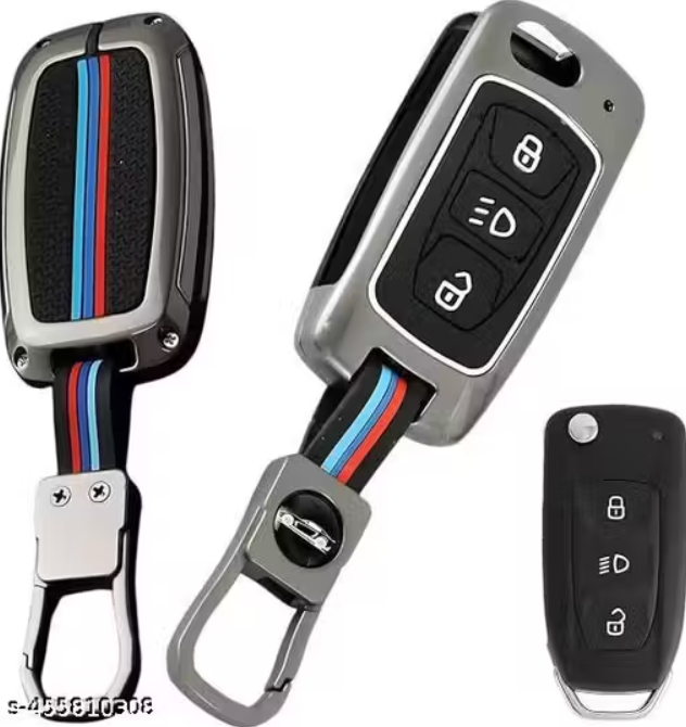Metal Alloy Key Cover for Tiago / Nexon / Altroz / Safari / Strome ...