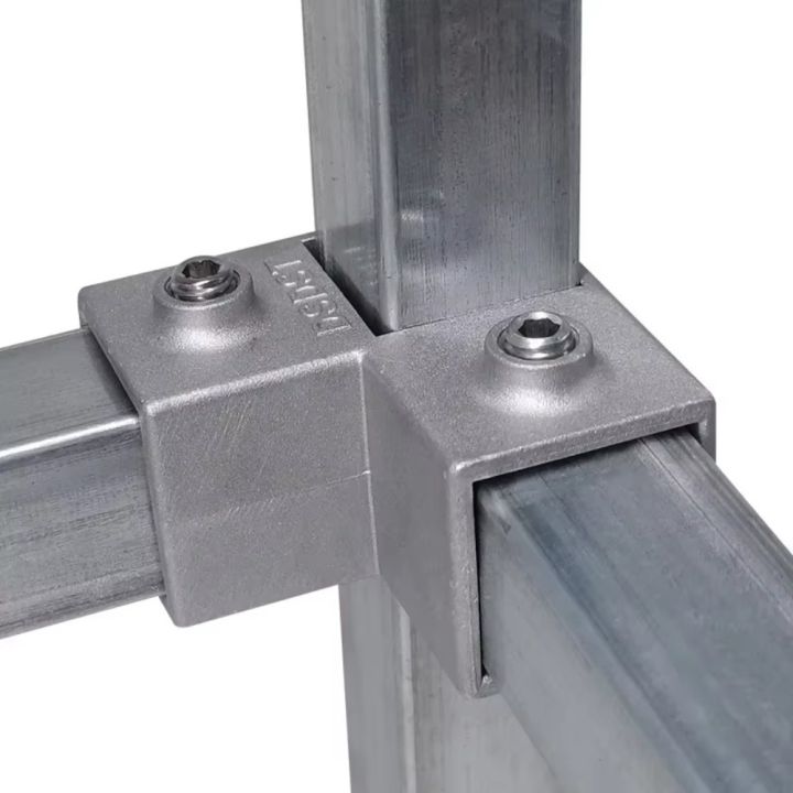 New Aluminum Alloy Square Tube Fixed Pipe Clamp Connector Accessories ...