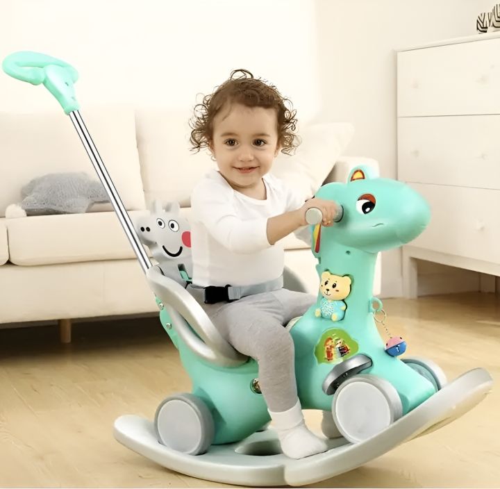 CozyKids - Infant Shining Musical Riding & Rocking Horse | Daraz.com.np