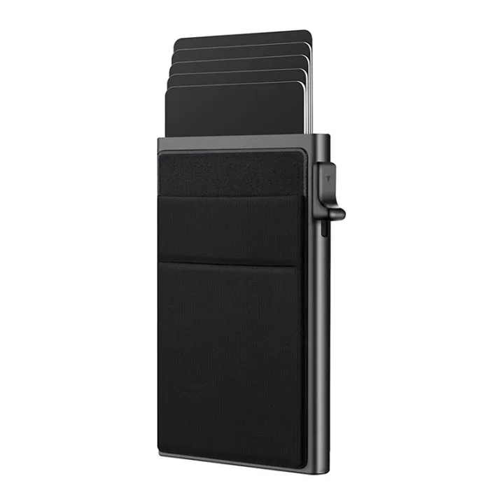 Slim Wallet for Men - Pop up Card Holder RFID Blocking Minimalist ...