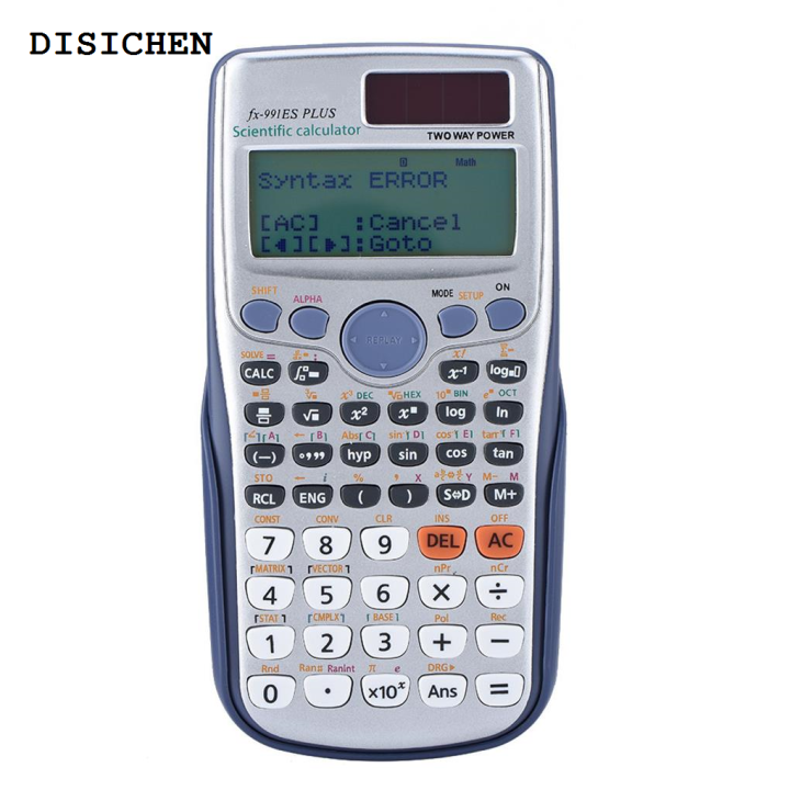 DISICHEN Luxury FX-991ES-PLUS Scientific Calculator with 417 Functions ...