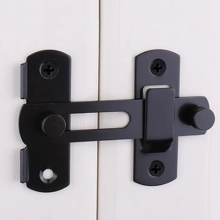 Door Lock Guard Latch Bolt 90 180 Degree Stainless Steel Toggle Latch ...