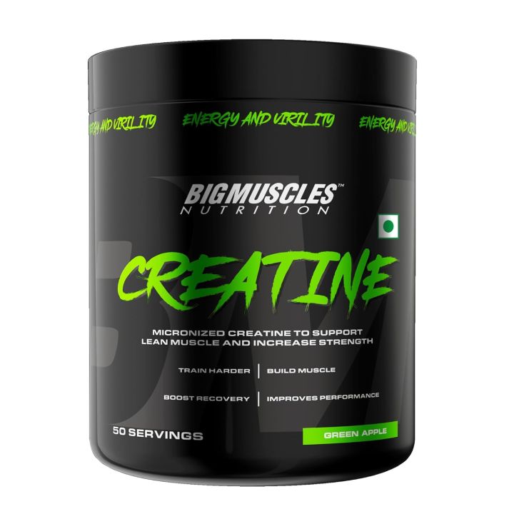 Bigmuscles Nutrition Creatine Monohydrate 3000mg- 150g (50 Servings ...
