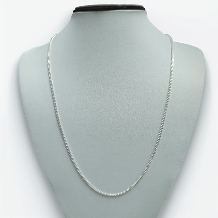 Pure Silver Unisex Chain 4.1 Gram Elegant Lightweight Jewelry Gift ...