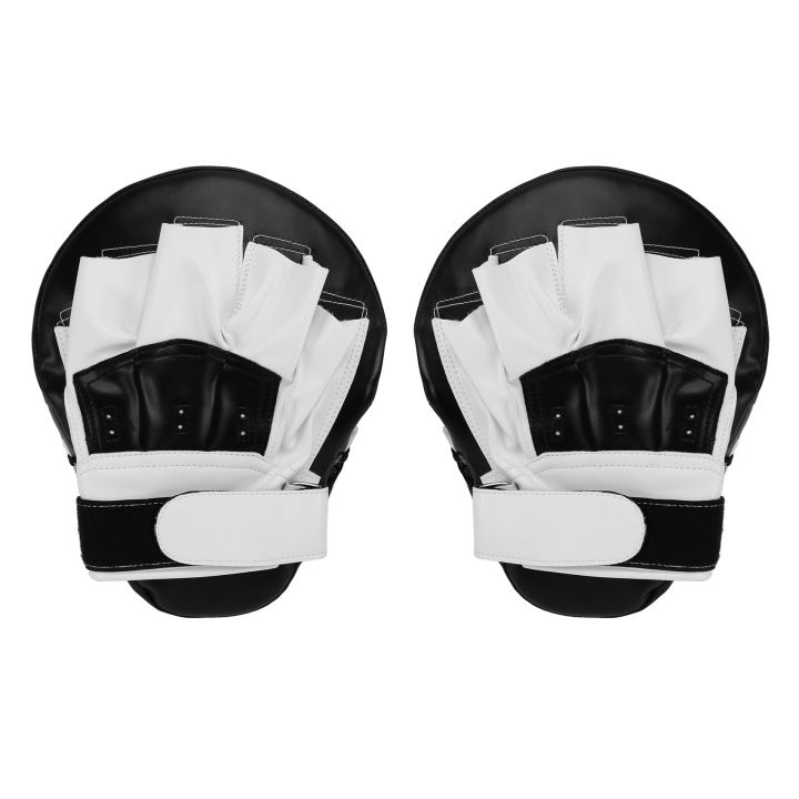 Boxing Leather Punch Focus Mitts,Target Training Hand Pads for Karate ...