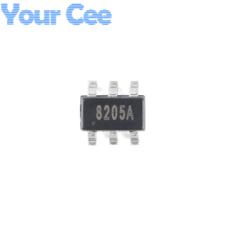 100pcs/10pcs 8205A 8205 SOT-23-6 20V/5A Dual N-channel MOS Chip New ...