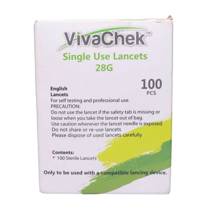VivaCheck Single Use Lancets 100pcs | Daraz.com.np