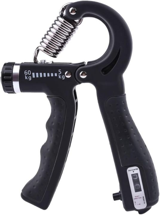 Adjustable Hand Grip with Smart Counter | Adjustable Resistance (10KG ...