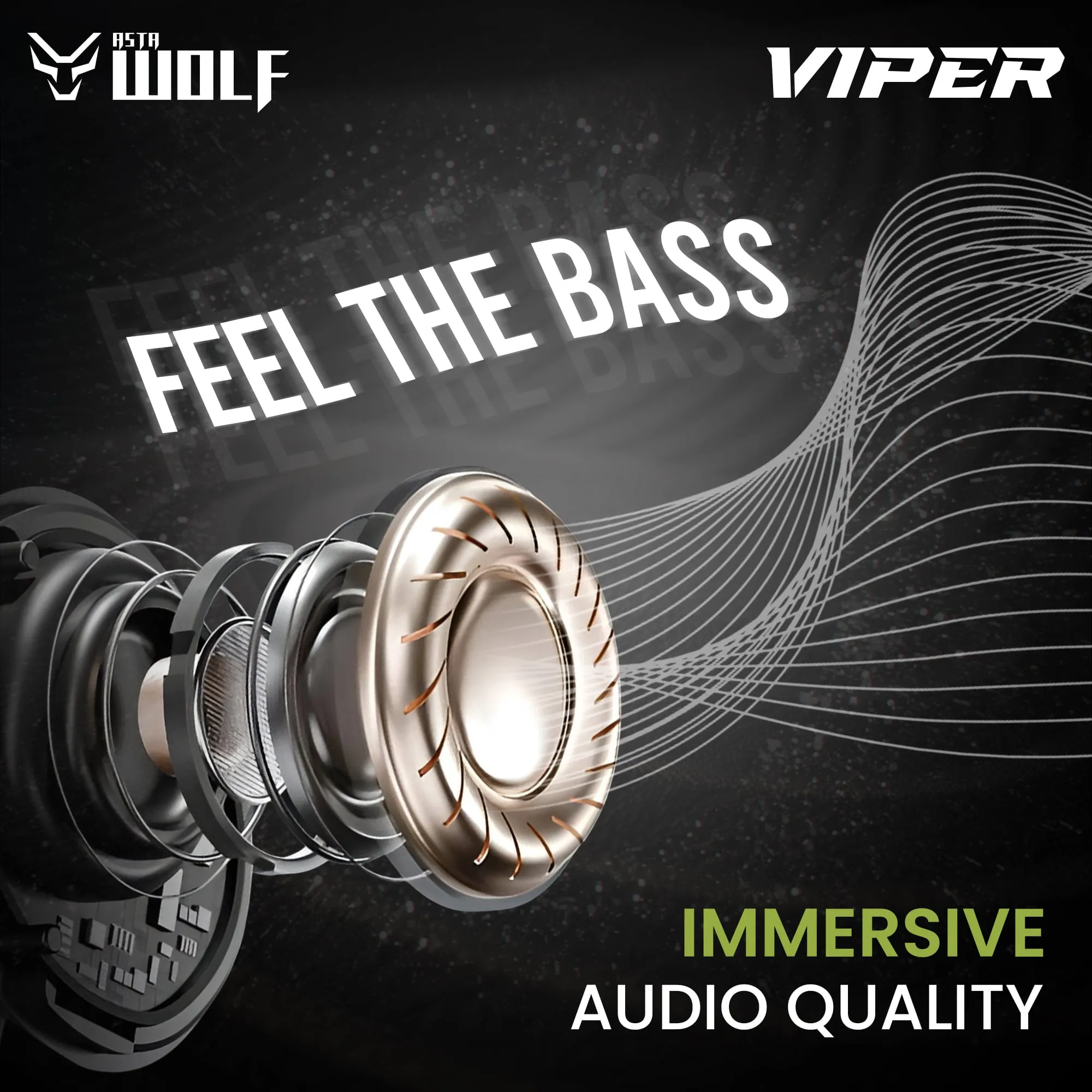 Viper Earbuds - Asta Wolf