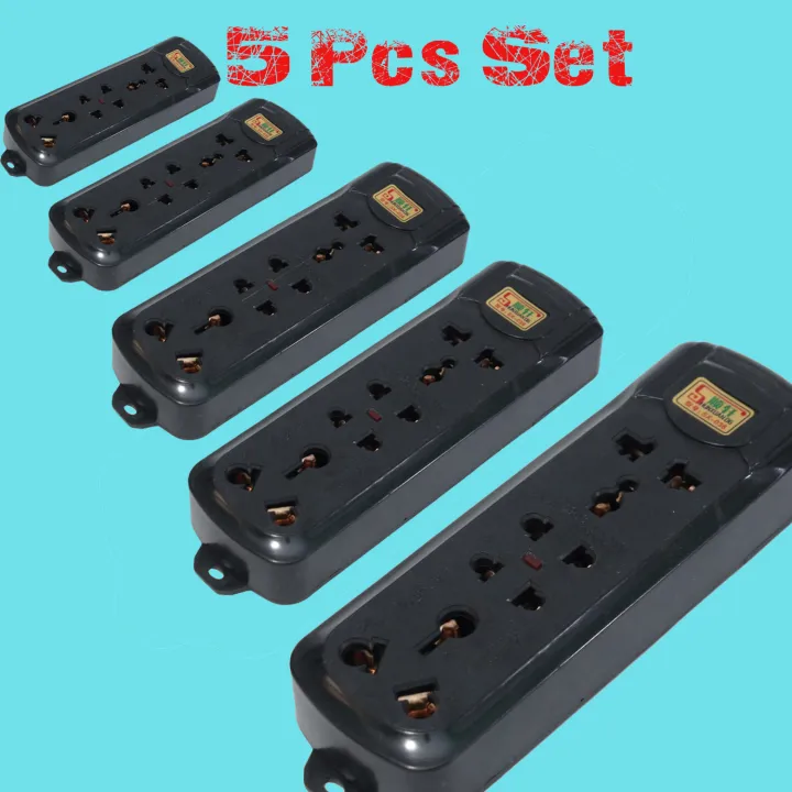 4 Port Heavy Duty 10-16A 6000W MultiPlug Power Socket (Wire Not ...
