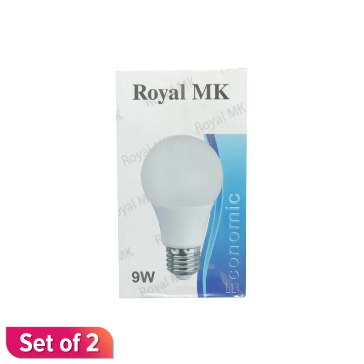 Royal Mk 9W Led Bulb Set Of 2 | Daraz.com.np