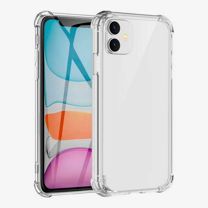 iPhone 11 Mobile Case - Edge Bumper Transparent Anti Shock TPU Mobile ...