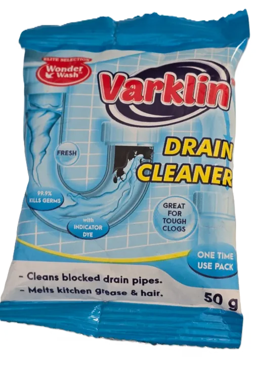 Drain Cleaner Powder, 50g Unblocks Drain Pipes, Melts Kitchen Grease ...