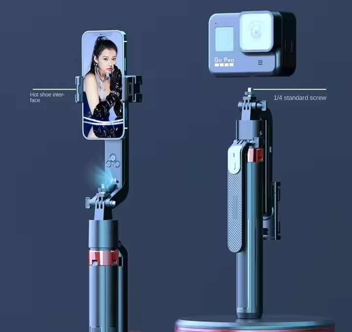 Q185 Intelligent Face Tracking Selfie Stick – 360° AI Gimbal Stabilizer ...