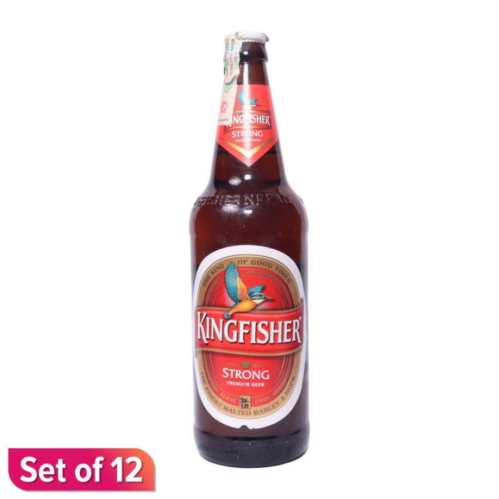 Kingfisher Strong Beer, 650ml, 12Piece | Daraz.com.np