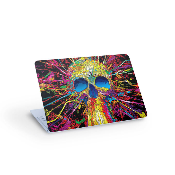 Laptop Back Sticker For Up to 15.6inch Laptop (Color Skull) | Daraz.com.np