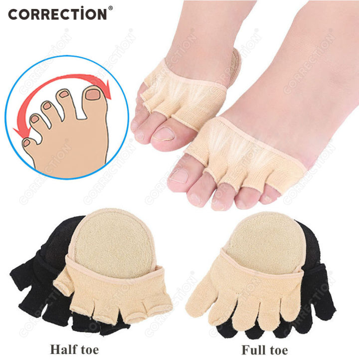 Five Toes Forefoot Pads for Women High Heels Half Insoles Calluses ...