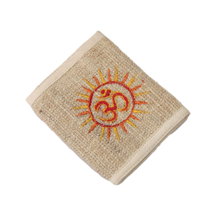 Hemp Wallet Small Om Symbol Print For Men | Daraz.com.np