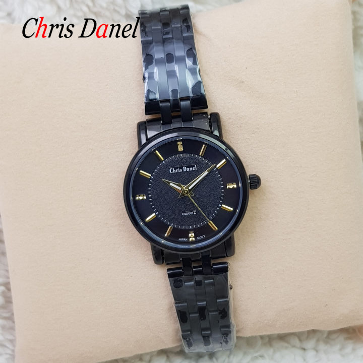 Chris Danel Luxury Women Casual Design Round Dial Quartz Stainless ...