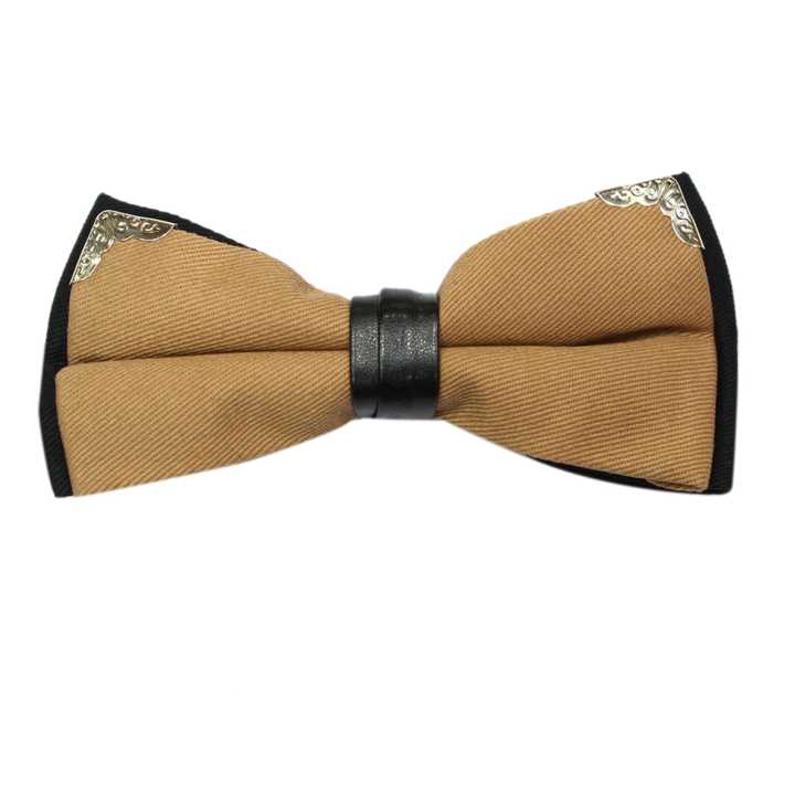 Cream Border Designed Neck Bow Tie For Men | Daraz.com.np