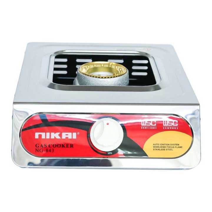 Silver Nikai Single Burner Gas Stove | Daraz.com.np