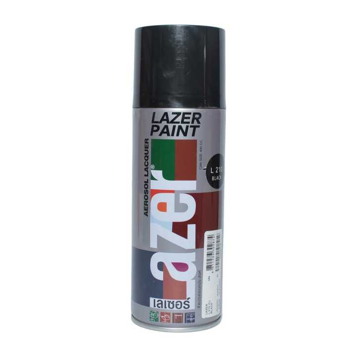 Lazer Paint Aerosol Lacquer L210 Black | Daraz.com.np