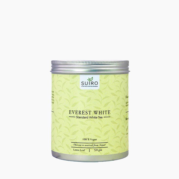 E.verest White Loose Tea™ - Small Tin - 60 GMS - Suiro Teas | Daraz.com.np