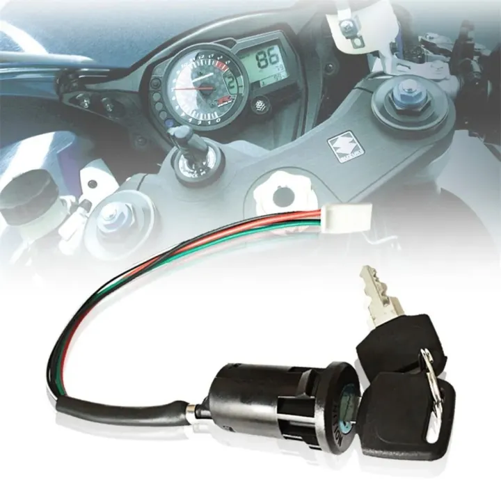 Motorcycle Modified Male Plugs Motorcycle Ignition Switch ON/OFF Wires ...