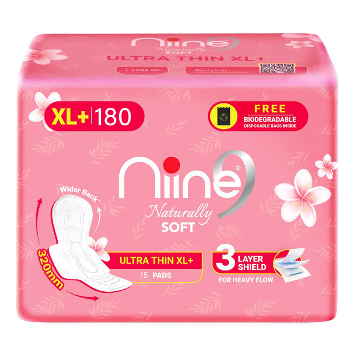 Soft Sanitary Pads 15 Pack Nine Naturally Soft Sanitary Pads | Daraz.com.np
