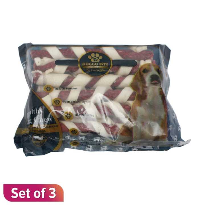 Red/White Doggo Bite Dog Food Set Of 3 For Dogs | Daraz.com.np