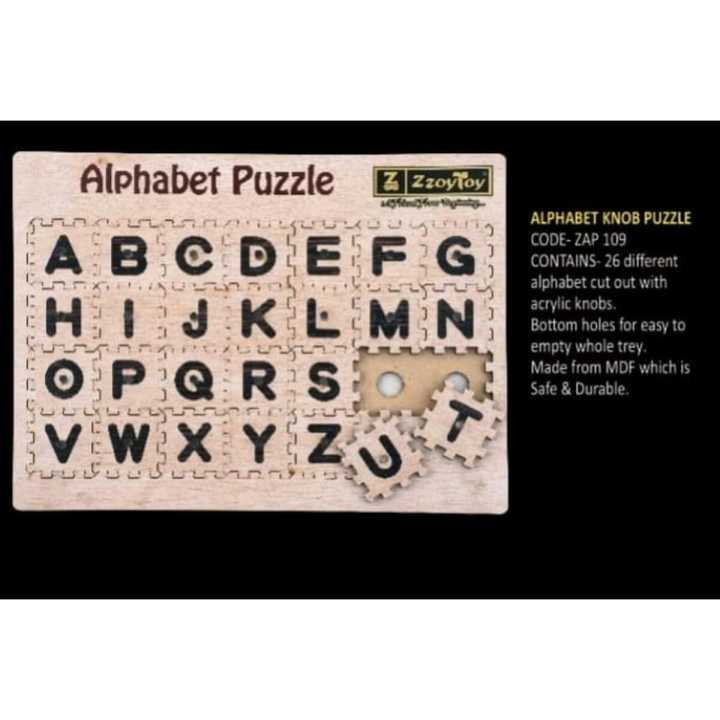 Wooden English Alphabets and Educational Board for Kids, A to Z English ...