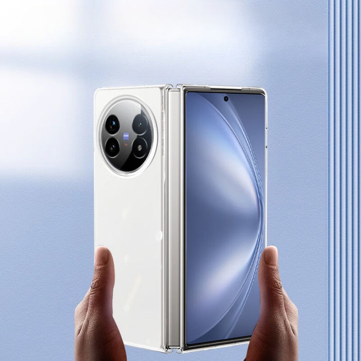 Ultra Thin Clear Hard PC Plastic Case For Vivo X Fold 5 ShockProof ...